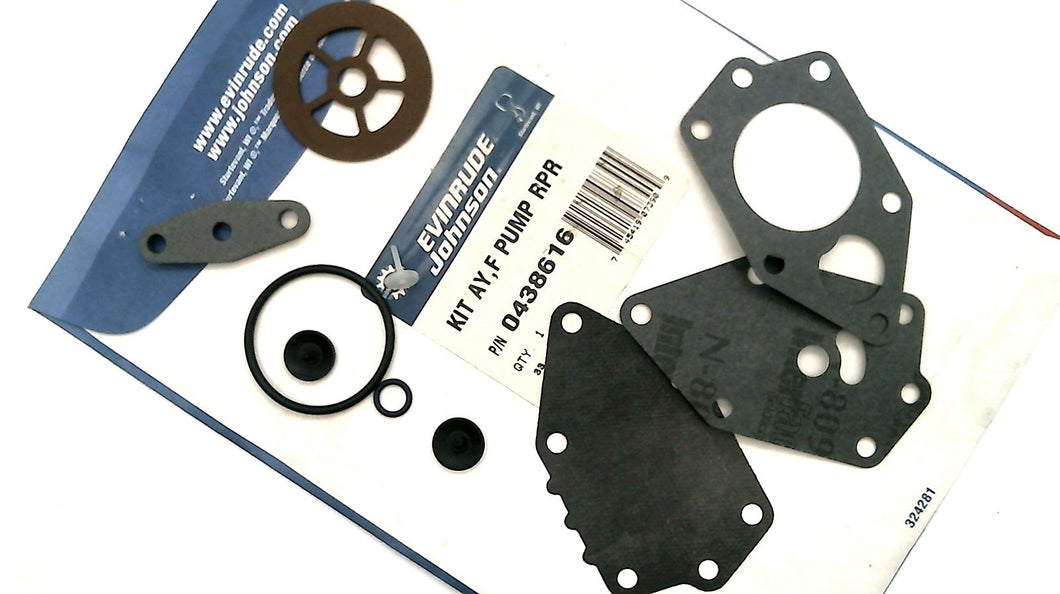 Johnson Evinrude OMC 438616 Fuel Pump Repair Kit – Pine Lake Parts