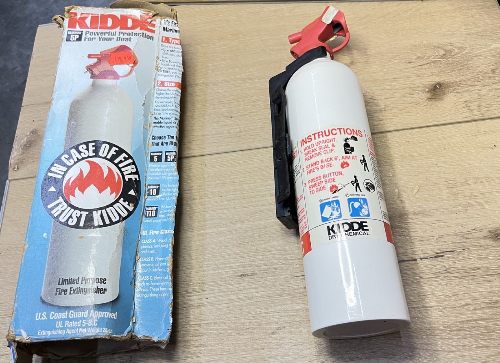 Kidde Mariner 5P Marine Fire Extinguisher – Pine Lake Parts