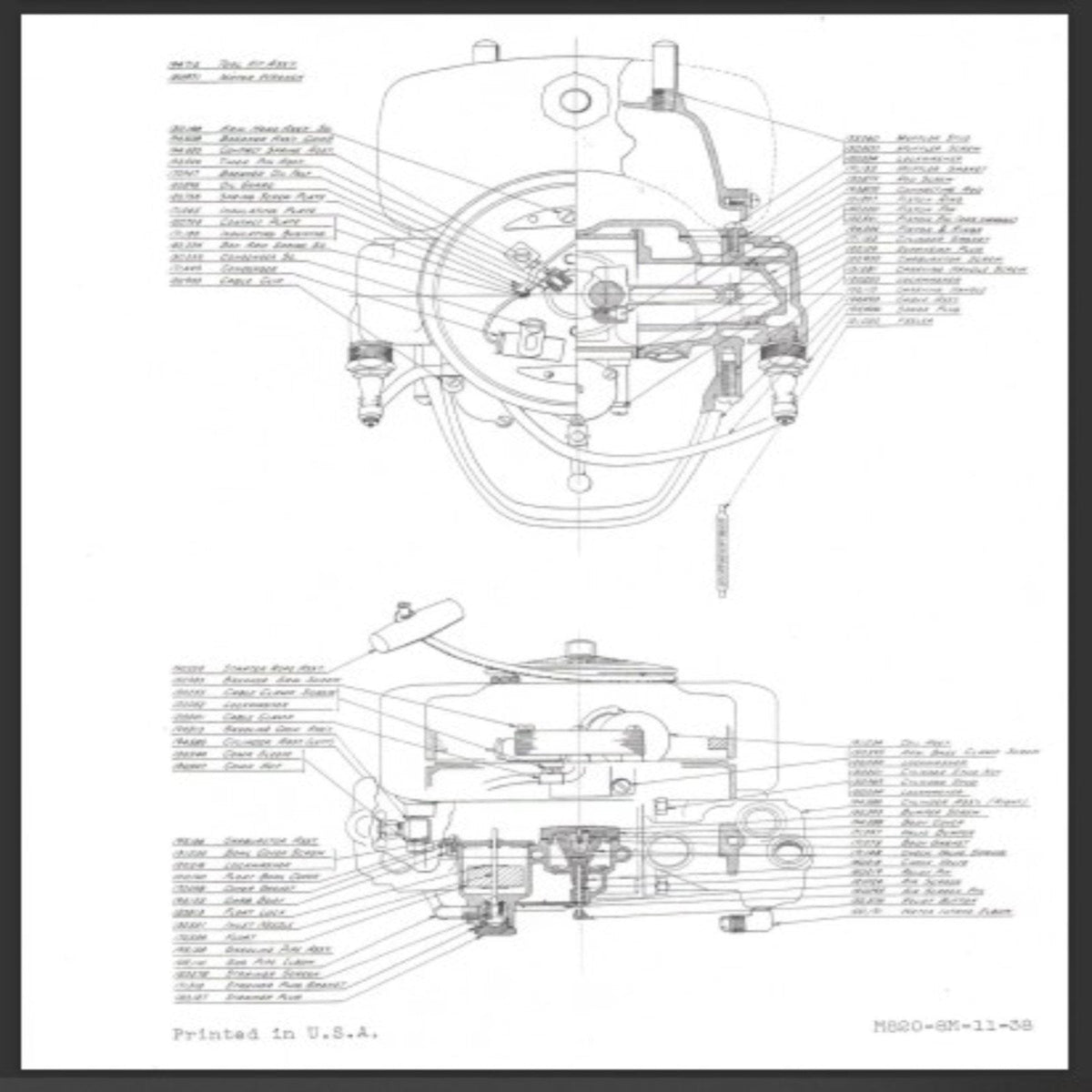 1939 Evinrude Elto 4307 4308 Handitwin Parts List/Catalog – Pine Lake Parts