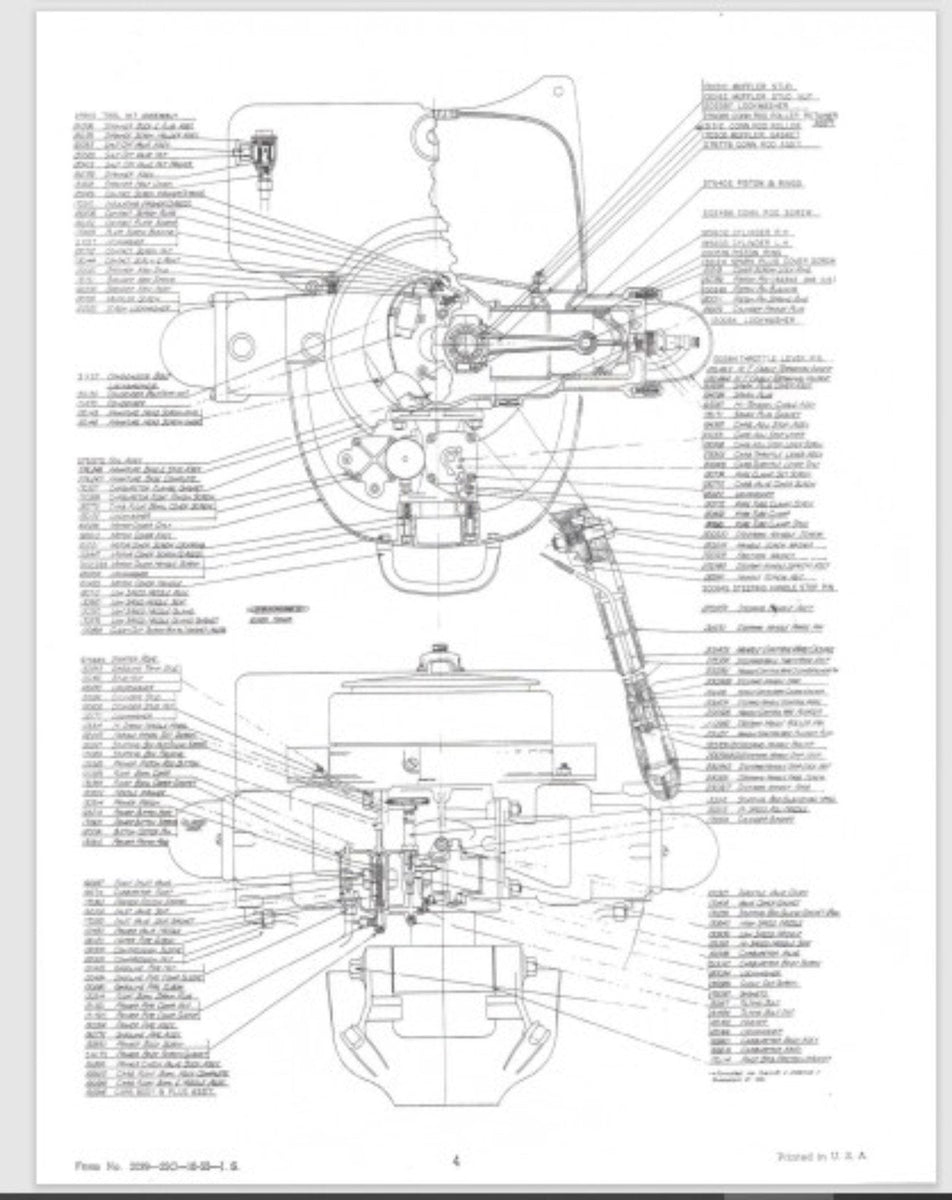1939 Evinrude 6039 6041 Speeditwin Parts List/Catalog – Pine Lake Parts