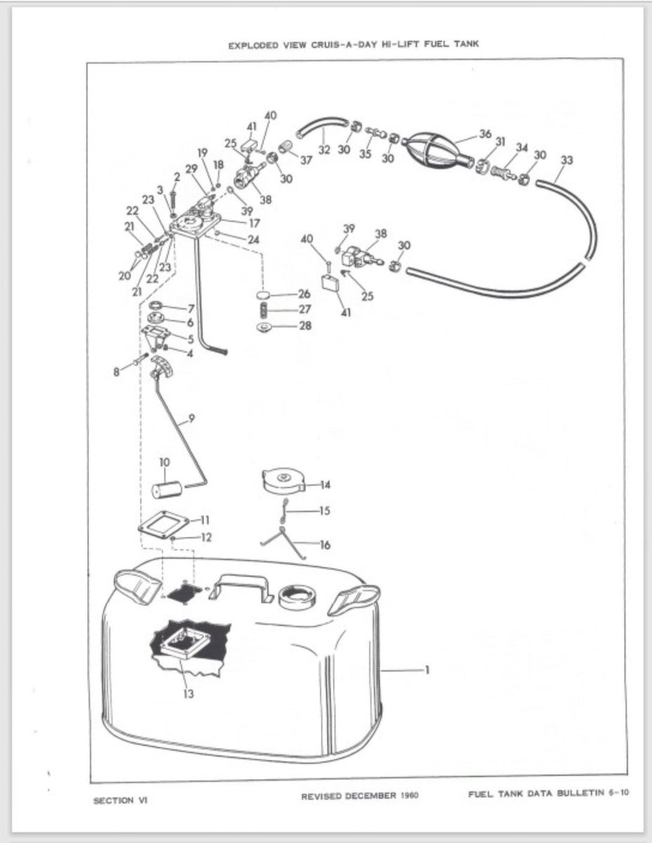 1962 Evinrude 5.5 HP Fisherman 5524 5525 Data Bulletin – Pine Lake Parts