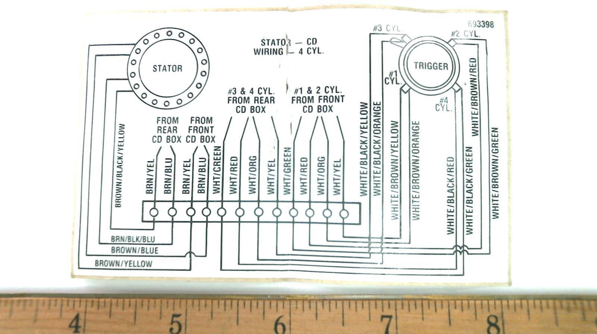 Force F693398 Wiring Decal – Pine Lake Parts